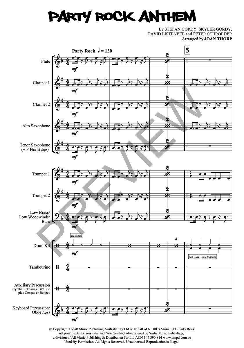 Party Rock Anthem – Thorp Music