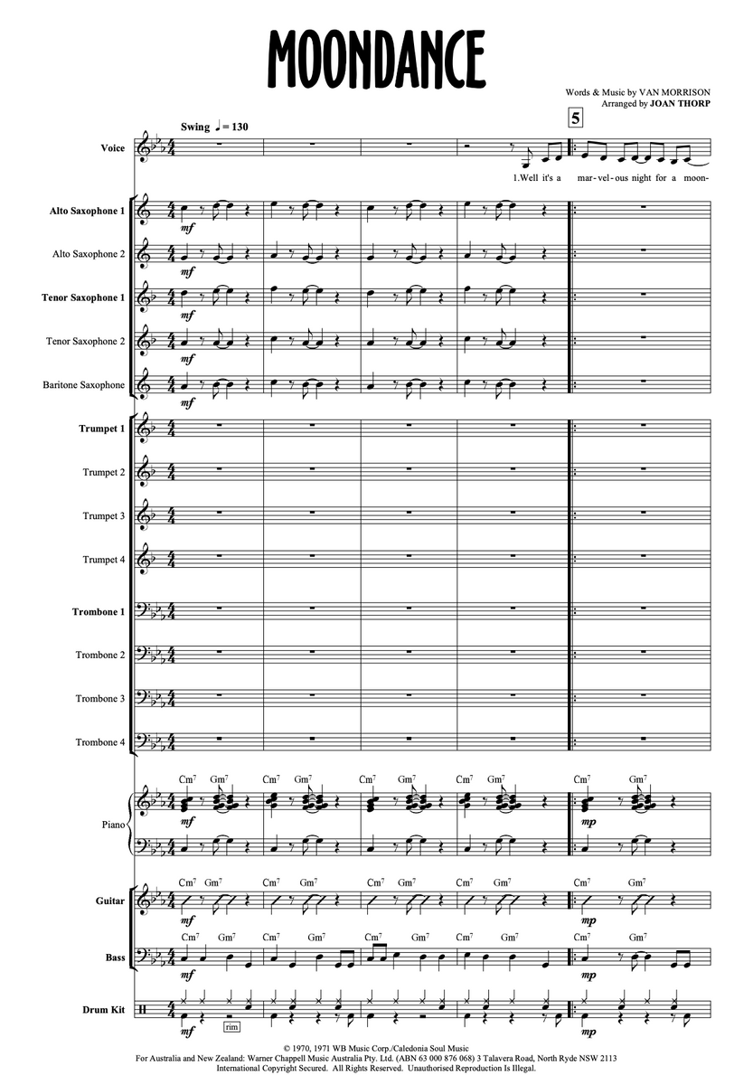 Moondance - PDF – Thorp Music