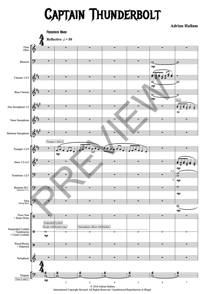 Captain Thunderbolt – Thorp Music