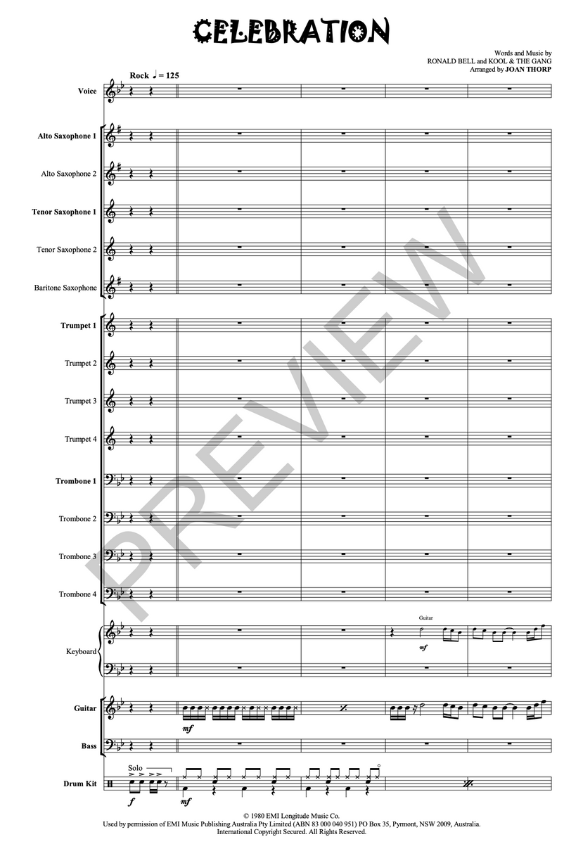 Celebration – Thorp Music