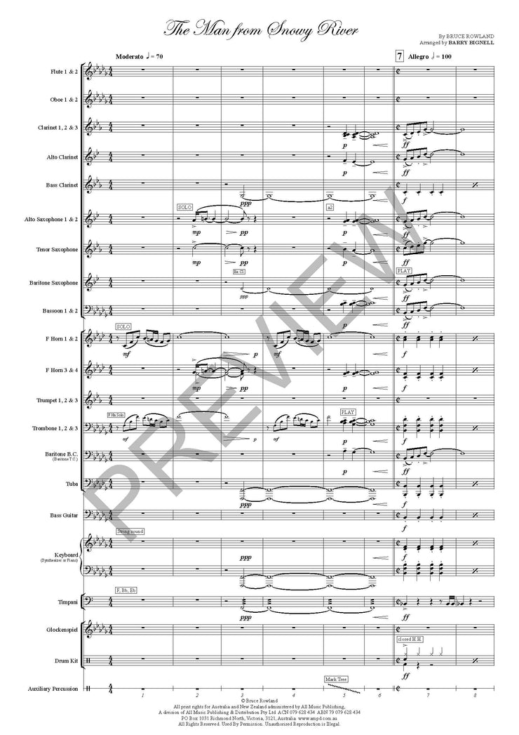The Man from Snowy River – Thorp Music