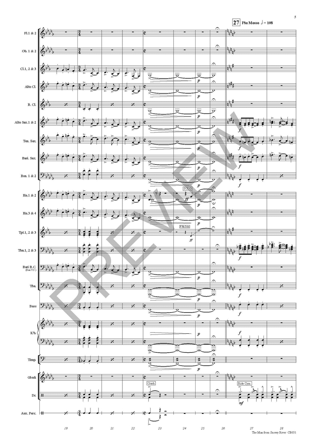 The Man from Snowy River – Thorp Music